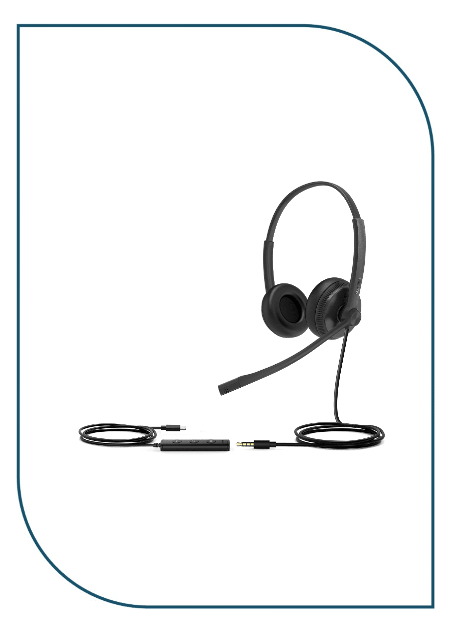 Yealink UH34 headset Dual UC | Peta Store